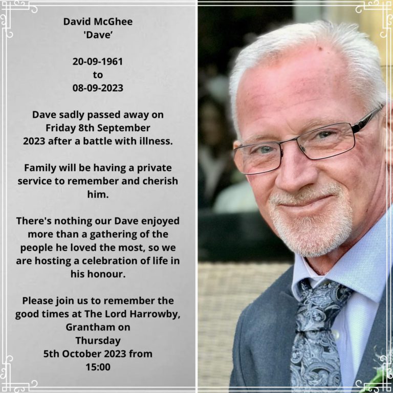 David McGhee – Price & Son Independent Family Funeral Directors